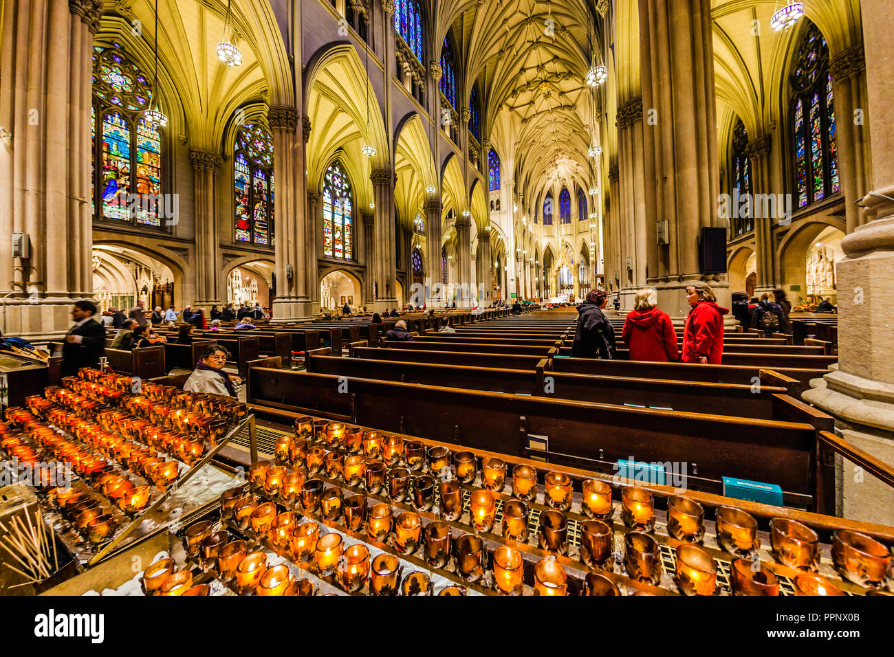 St. Patrick's Cathedral Manhattan New York, New York, USA Stock Photo ...