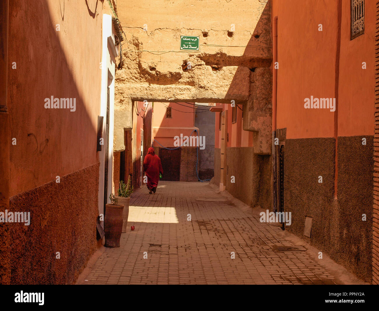 Street of Marrakech in Morocco Stock Photo - Alamy