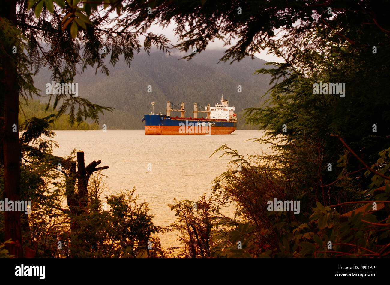 Harbor basin with cargo ship hi-res stock photography and images - Alamy