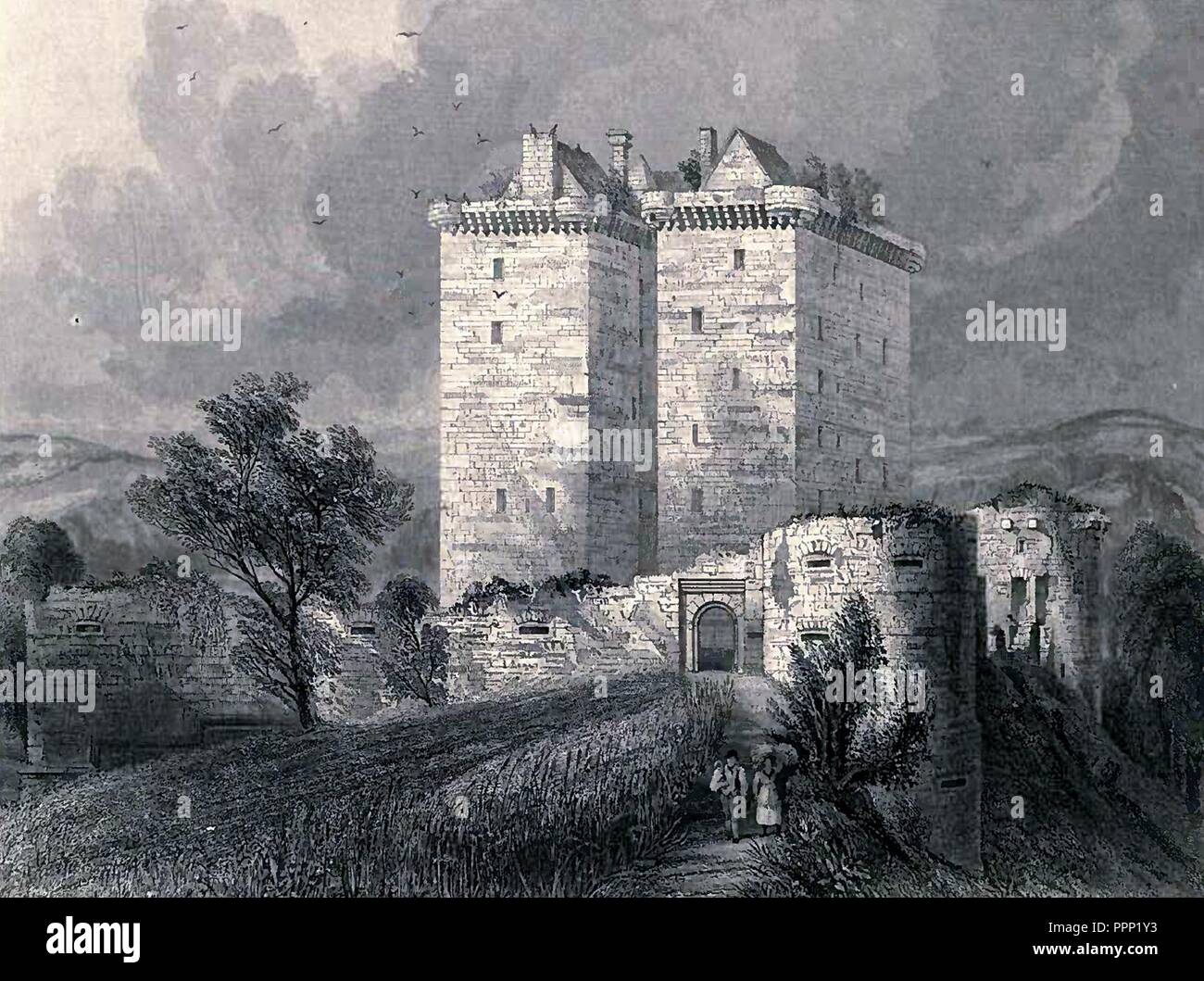 Borthwick castle hi-res stock photography and images - Alamy