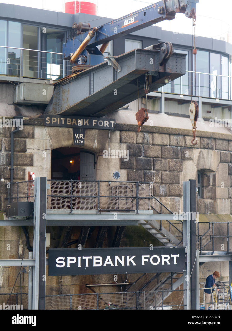 Spitbank lighthouse hi-res stock photography and images - Alamy