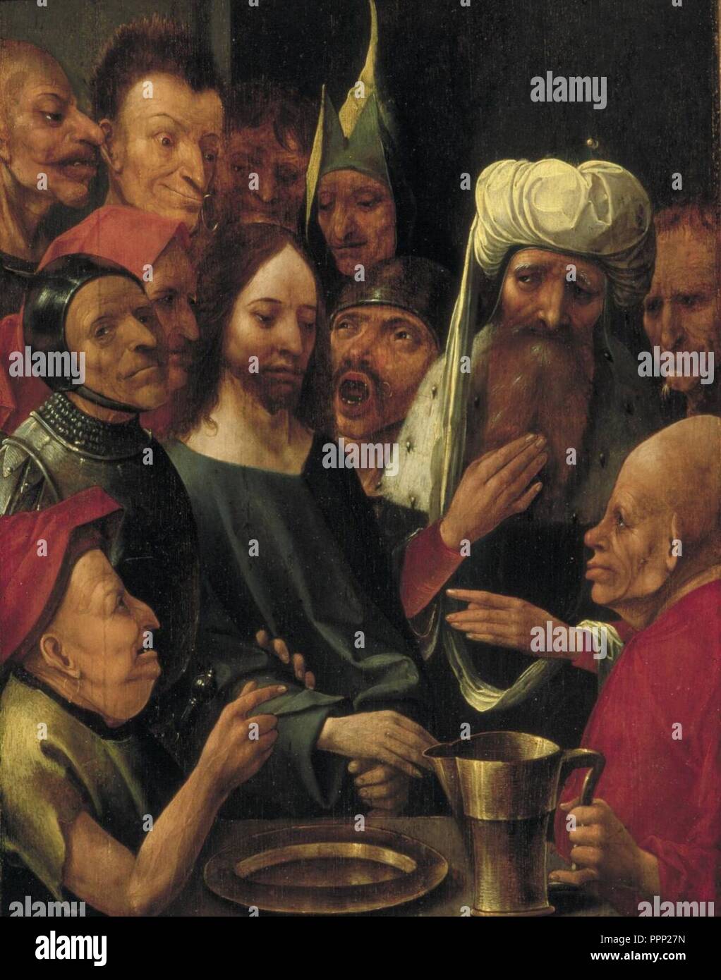 Bosch follower Christ Before Pilate ('s-Hertogenbosch Stock Photo - Alamy