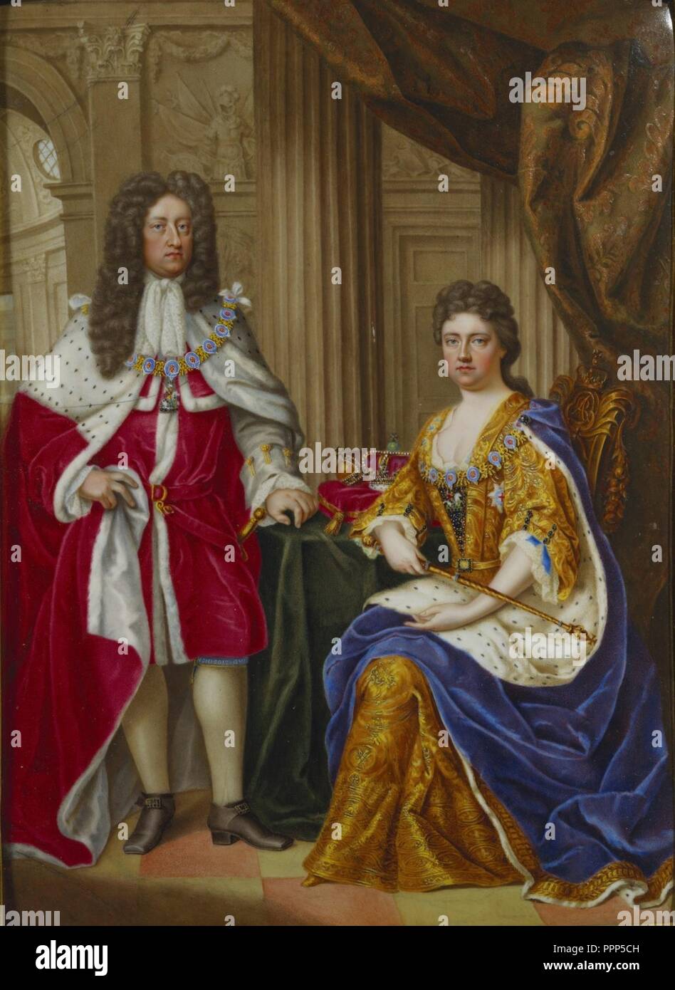 Queen anne and prince george of denmark hi-res stock photography and ...
