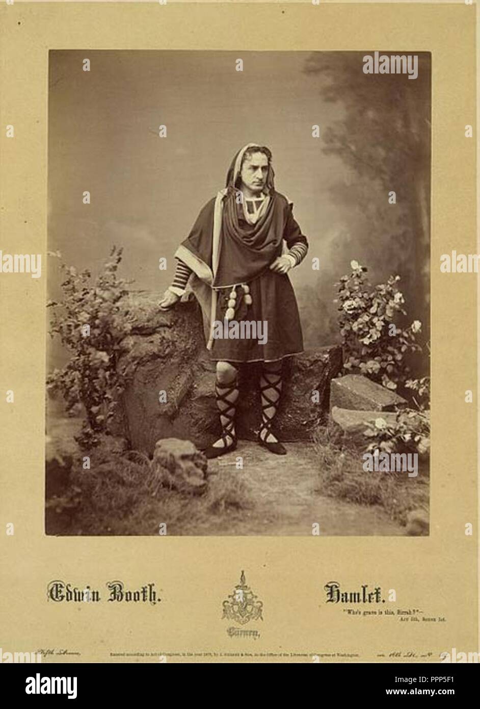 Edwin booth hamlet hi-res stock photography and images - Alamy