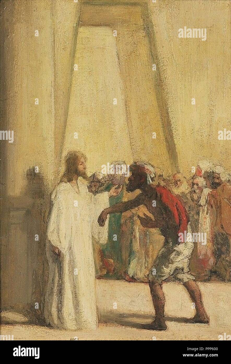 Max Bohm - Christ in the Temple Stock Photo - Alamy