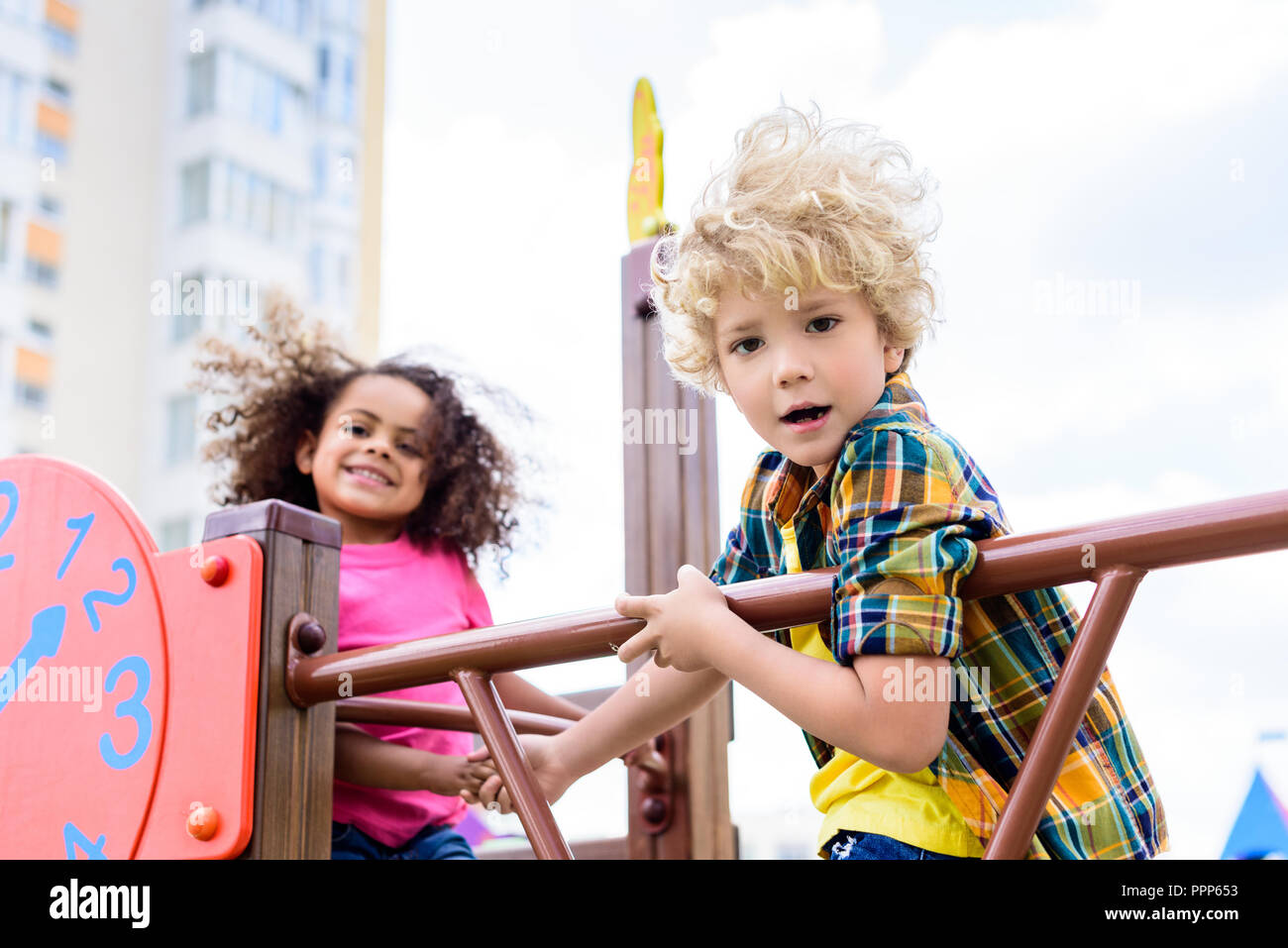 Little kids having fun hi-res stock photography and images - Alamy
