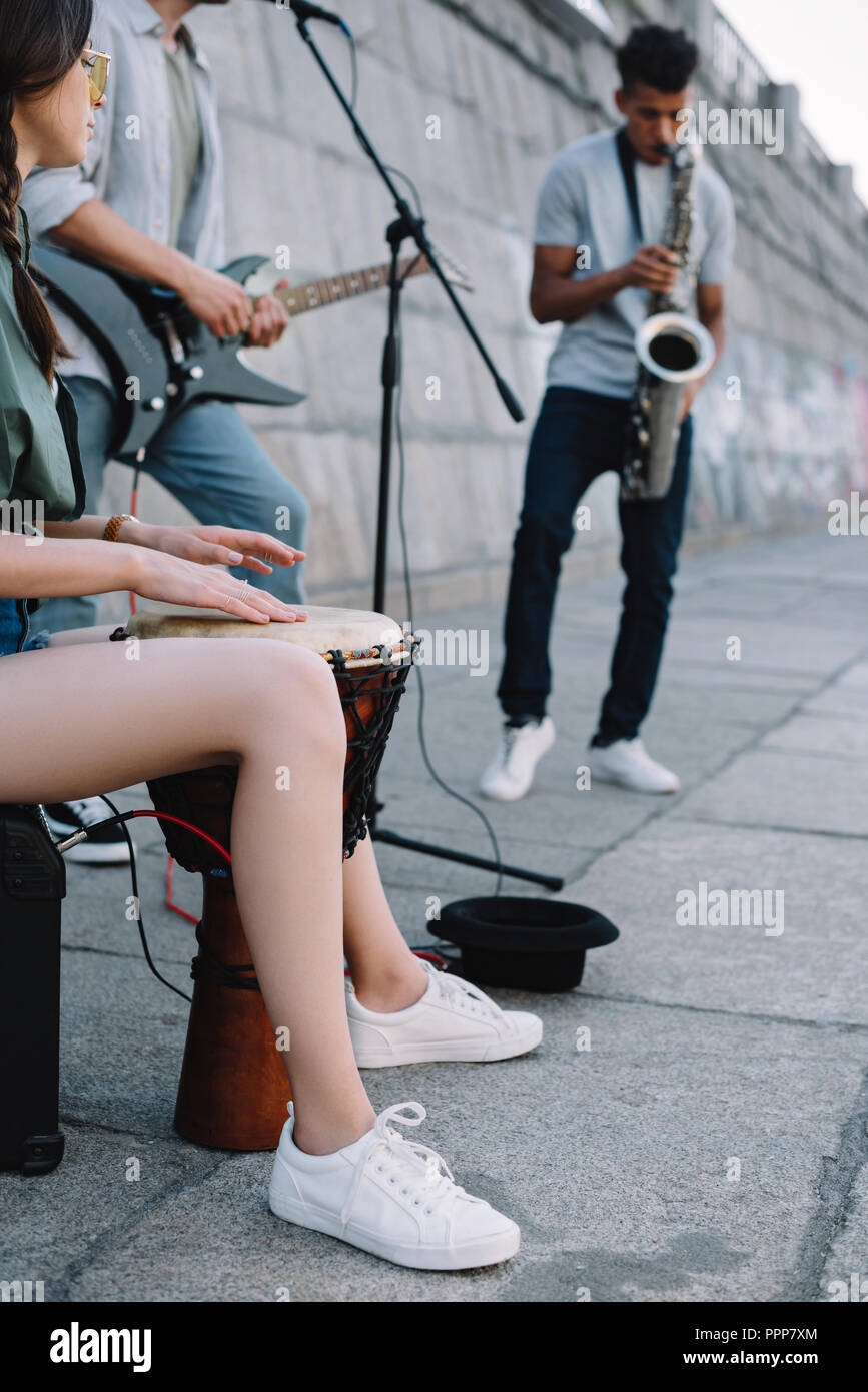 Happy talented people in sunglasses hi-res stock photography and images ...