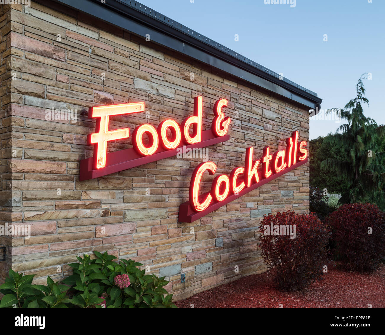 Hob Nob Supper Club vintage neon signs Stock Photo - Alamy