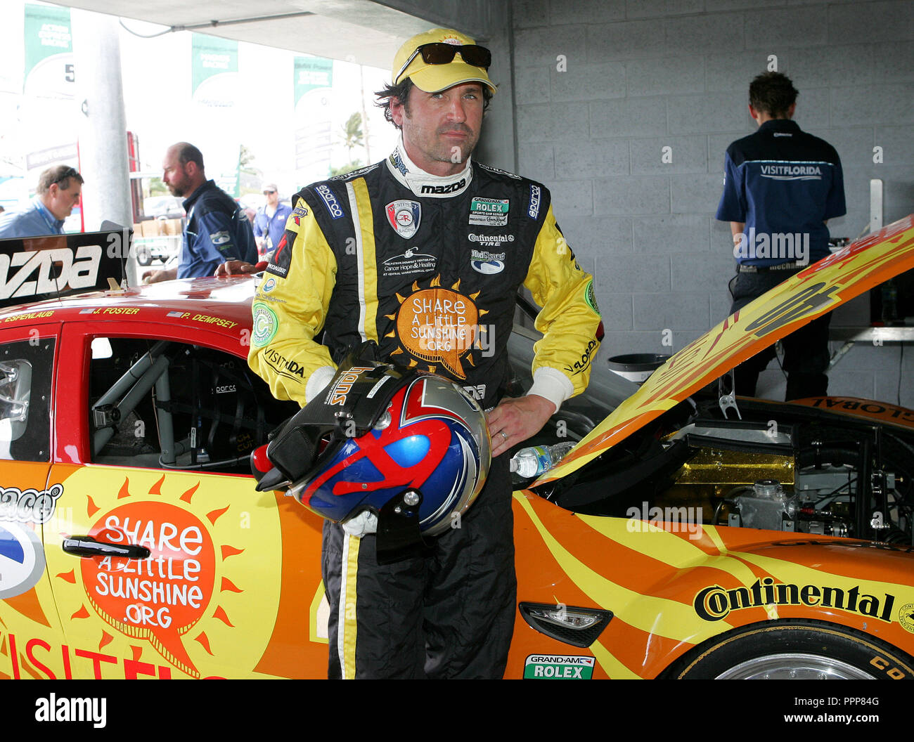 Patrick Dempsey at Homestead-Miami Speedway in Homestead, Florida on ...