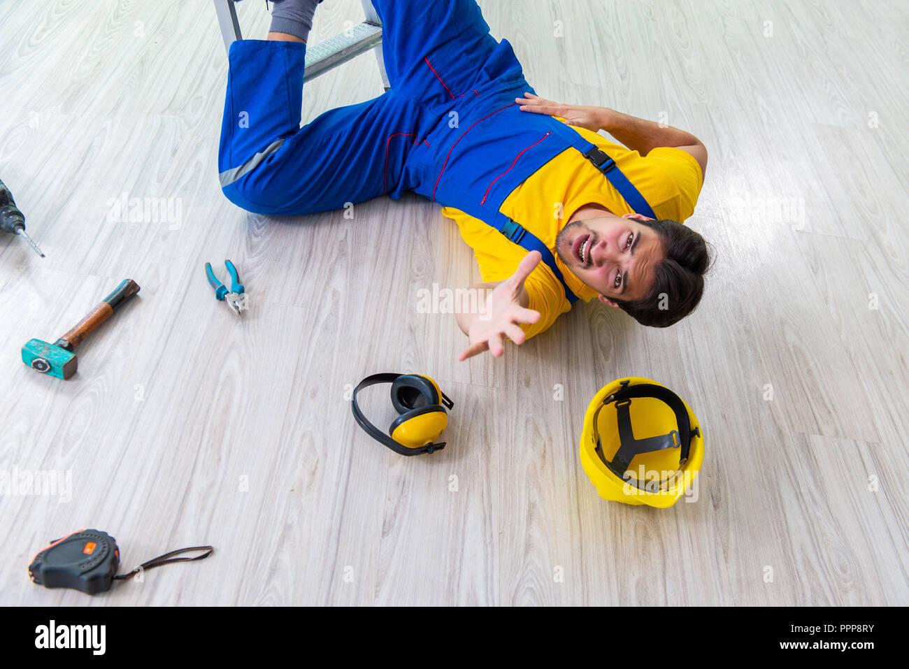 Workplace strain construction hi-res stock photography and images - Alamy