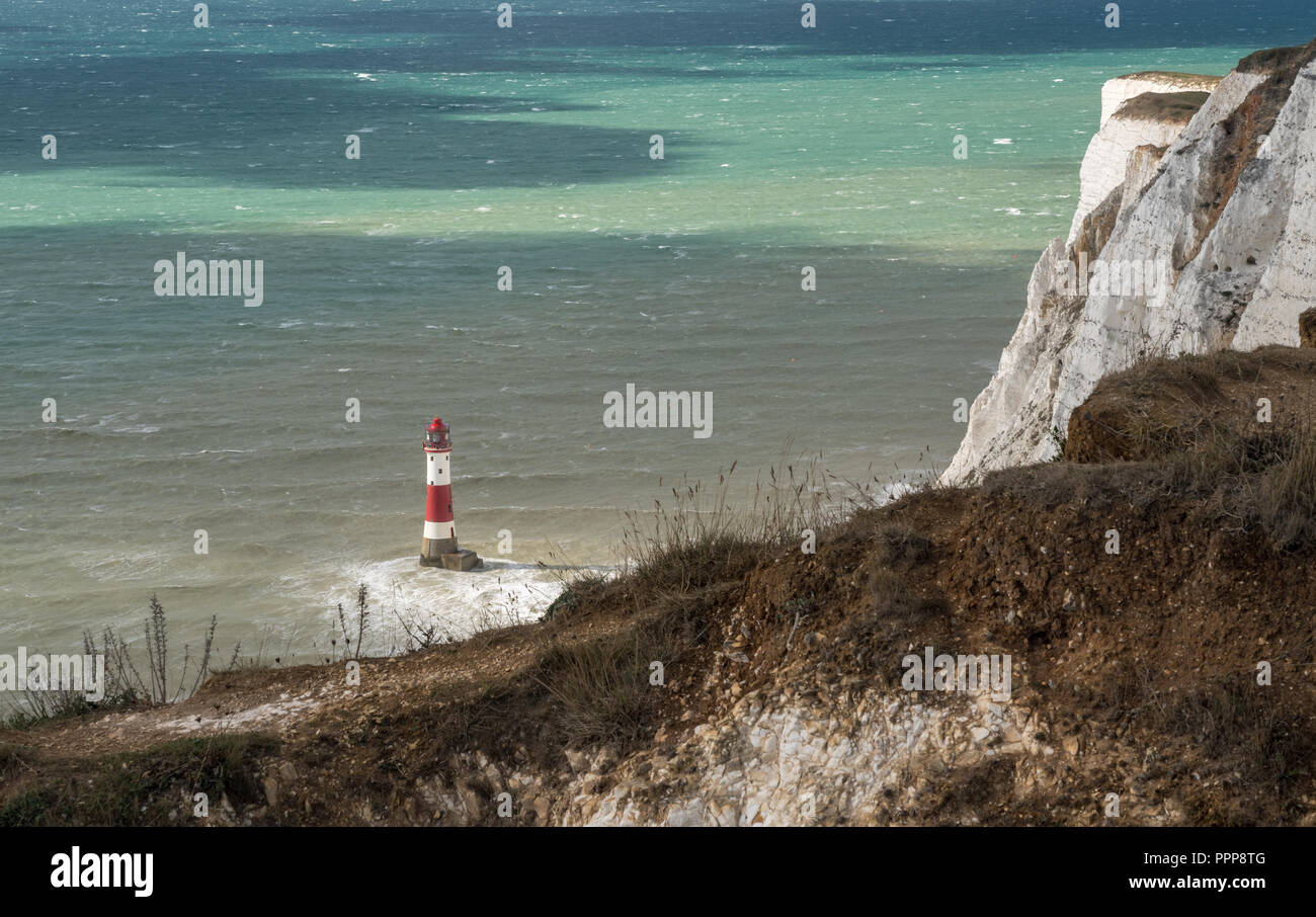 South downs beachy head storm white chalk hi-res stock photography and ...
