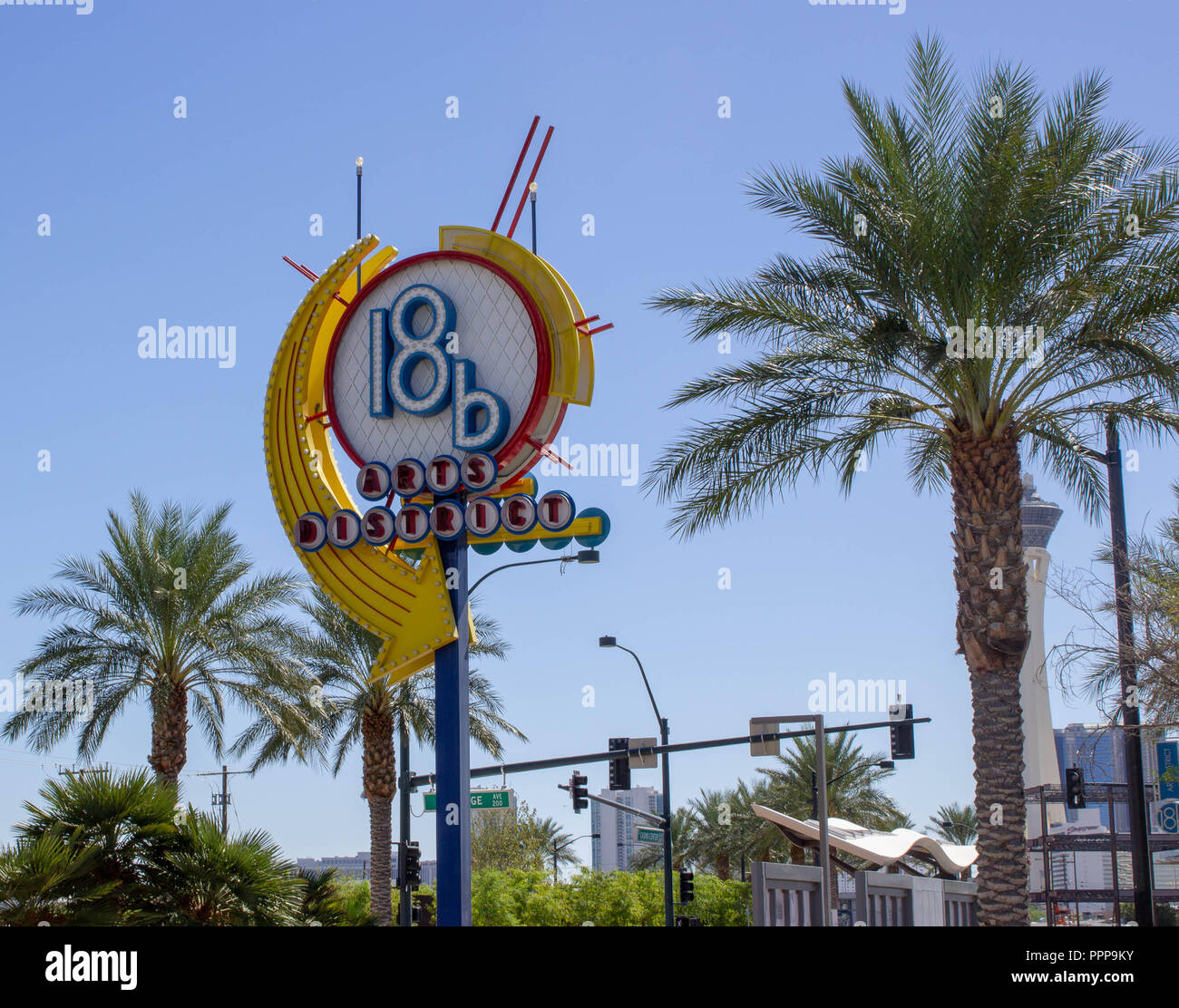 Las vegas arts district hi-res stock photography and images - Alamy