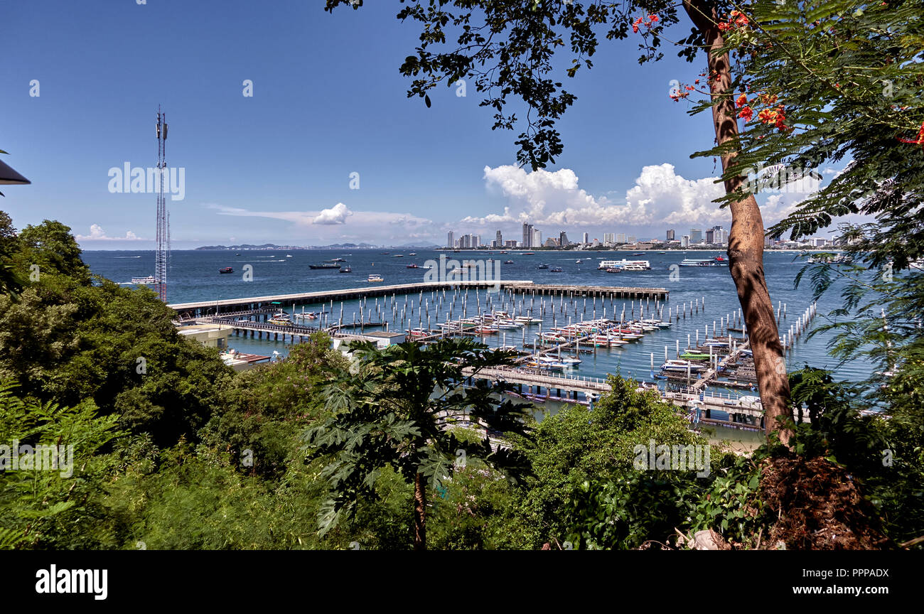 Pattaya harbour, Thailand, Southeast Asia Stock Photo - Alamy