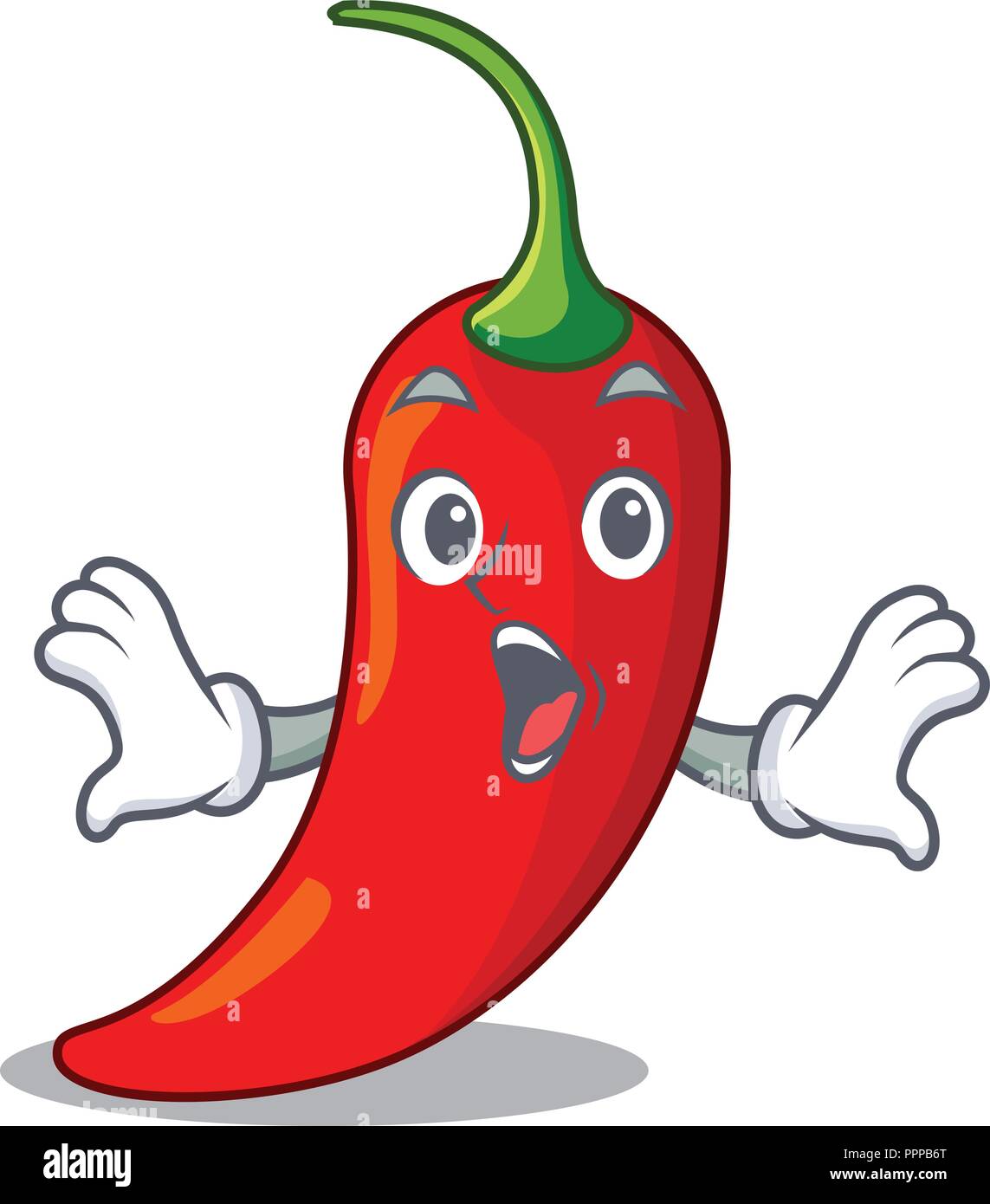 Chilli heat mouth Stock Vector Images - Alamy