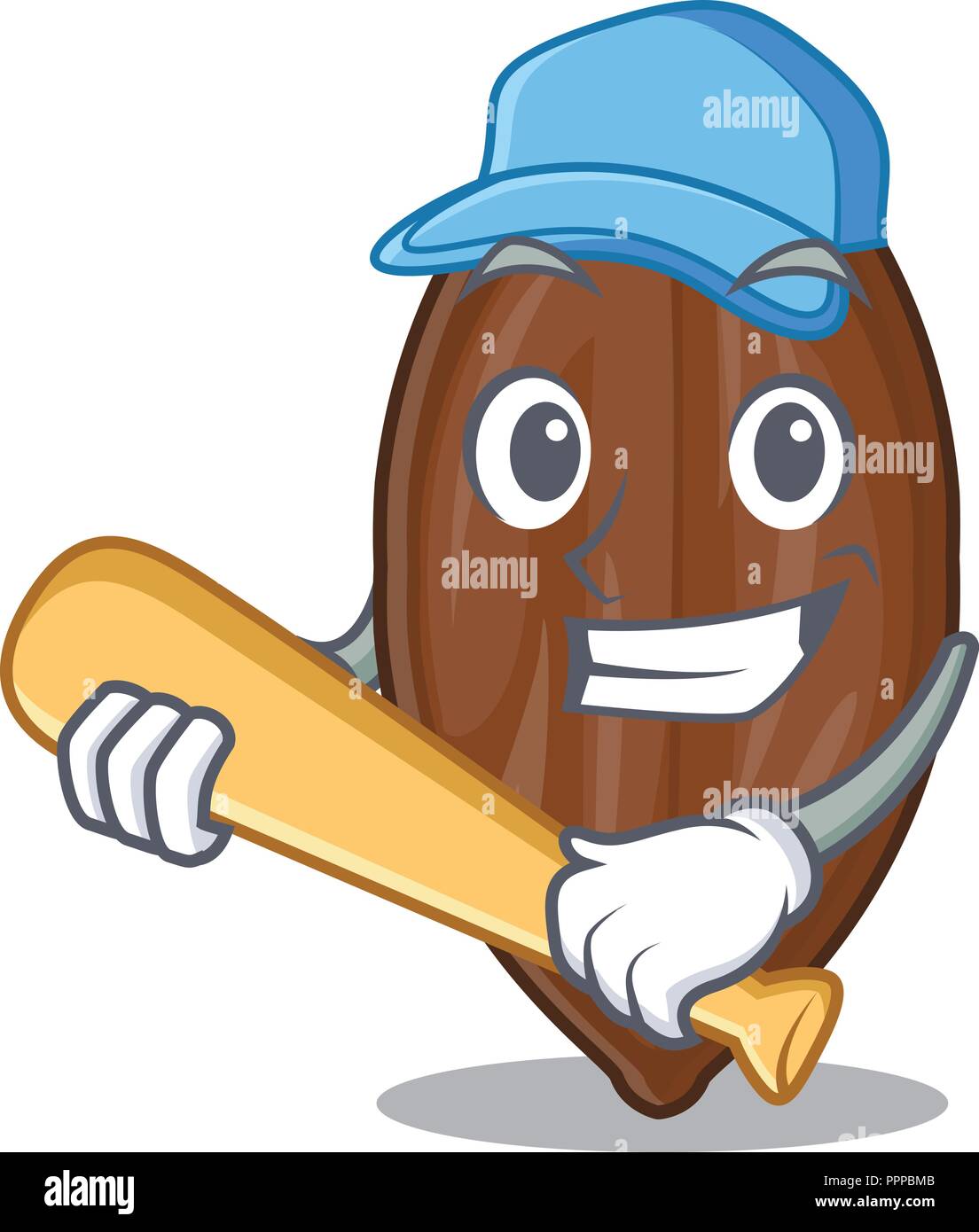 Playing baseball pecan nuts on a cartoon table Stock Vector Image & Art ...