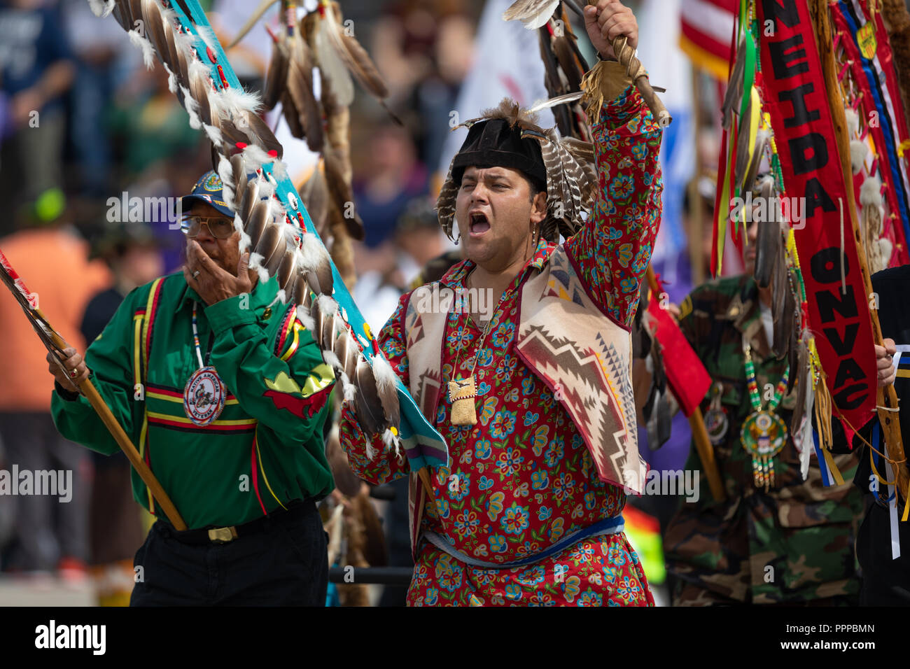 Native american military veteran hi-res stock photography and images ...