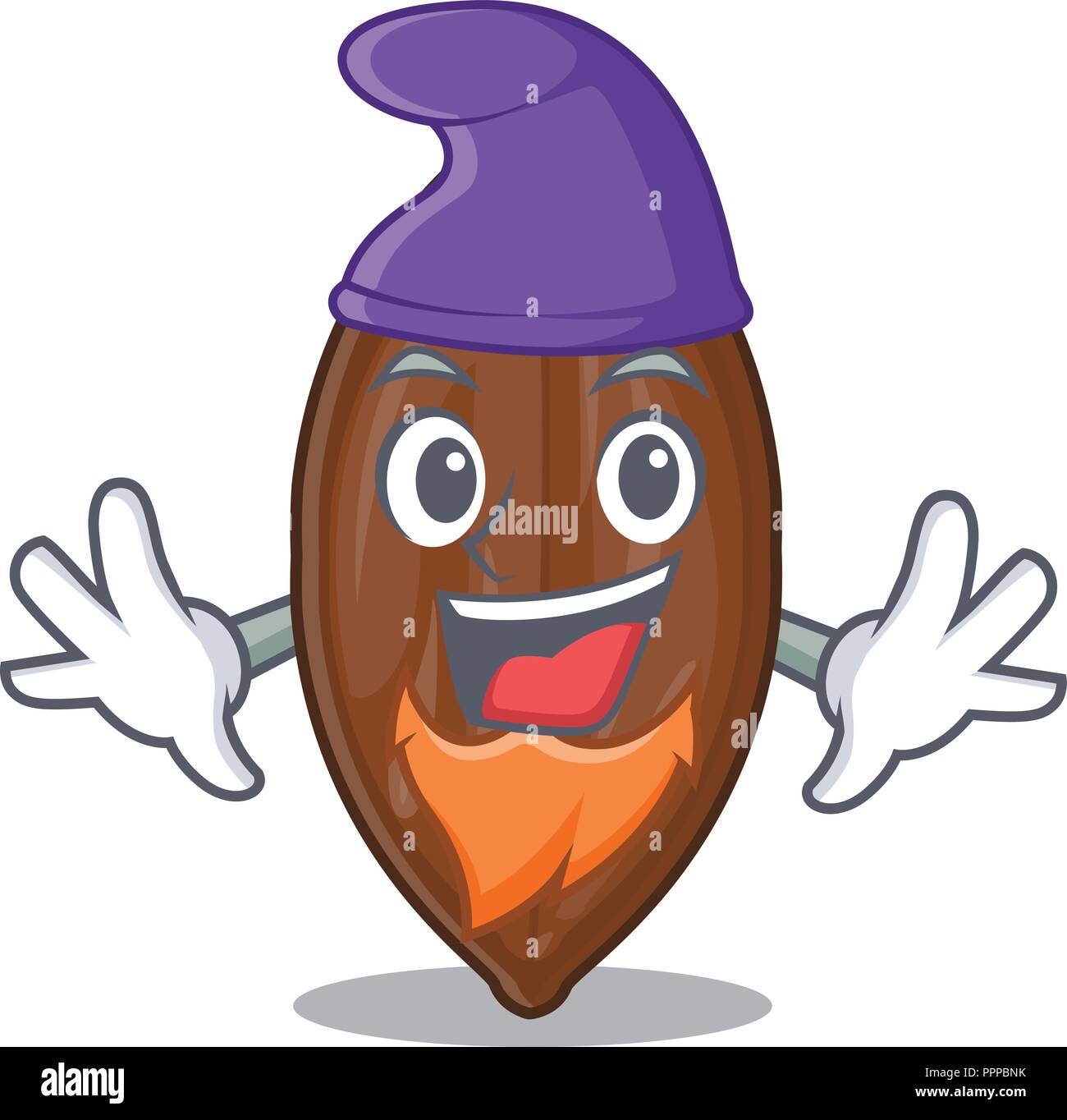 Elf pecan nuts on a cartoon table Stock Vector Image & Art - Alamy