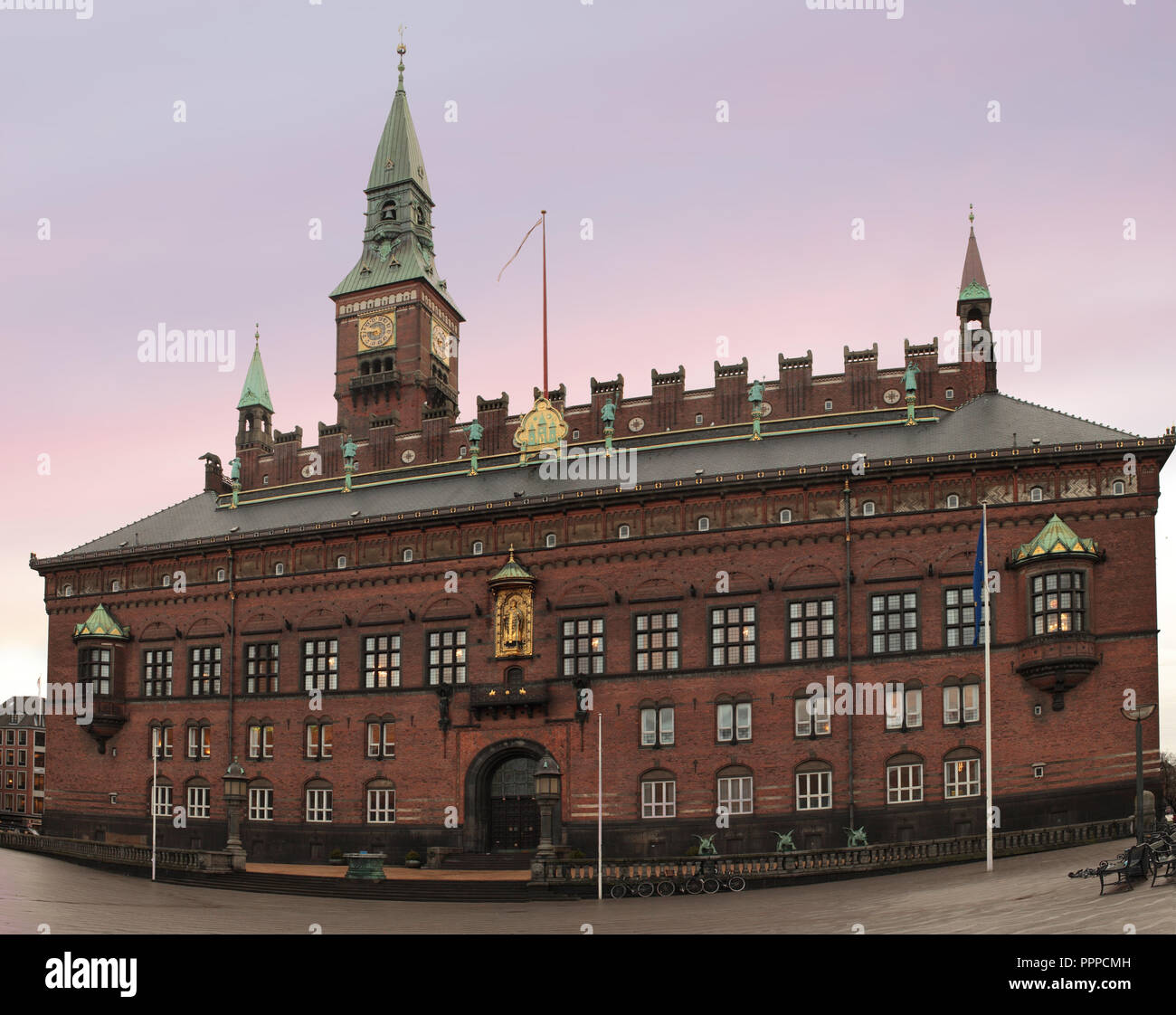 City hall in Copenhagen, Denmark Stock Photo - Alamy