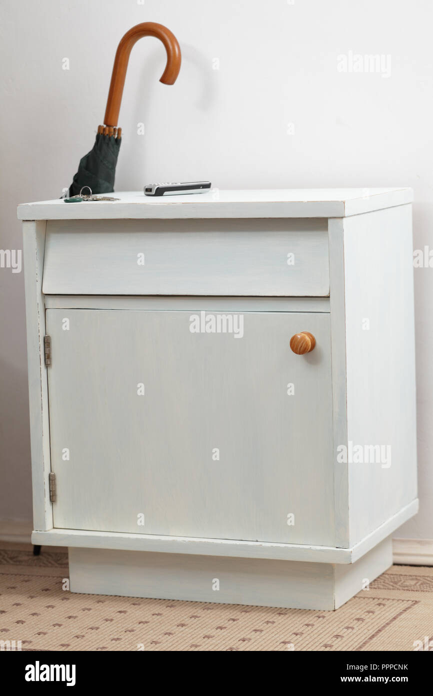 Chest in interior of hallway Stock Photo - Alamy