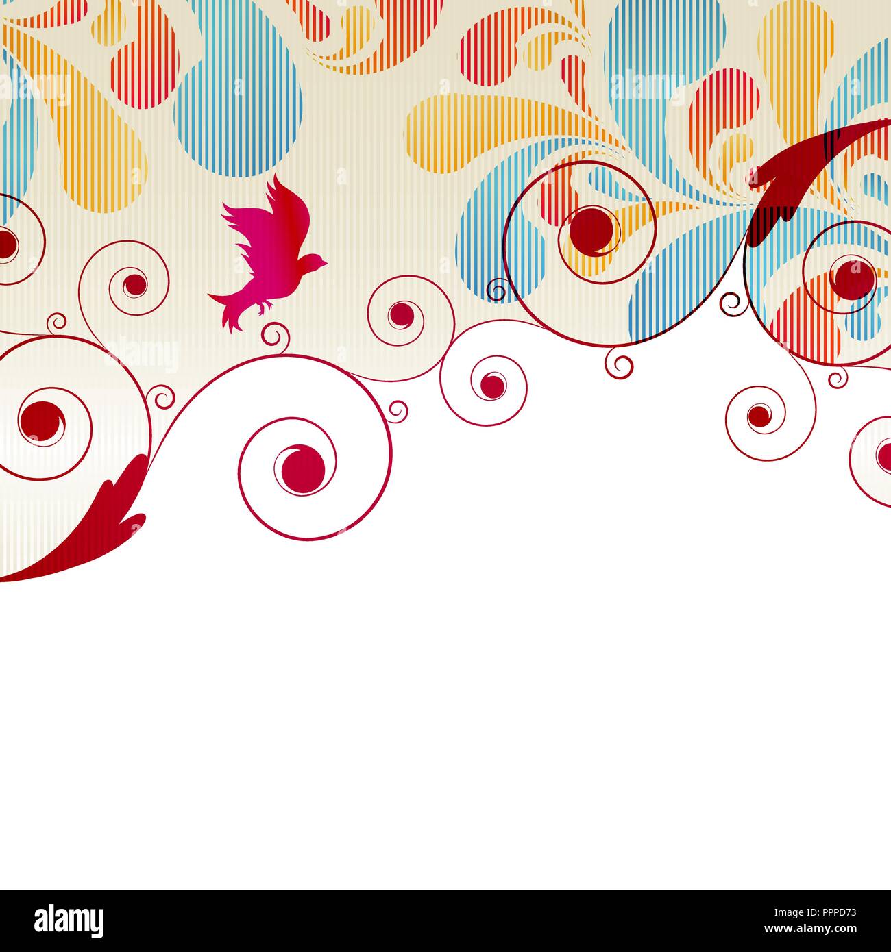 Abstract Curls background for design Stock Vector Image & Art - Alamy