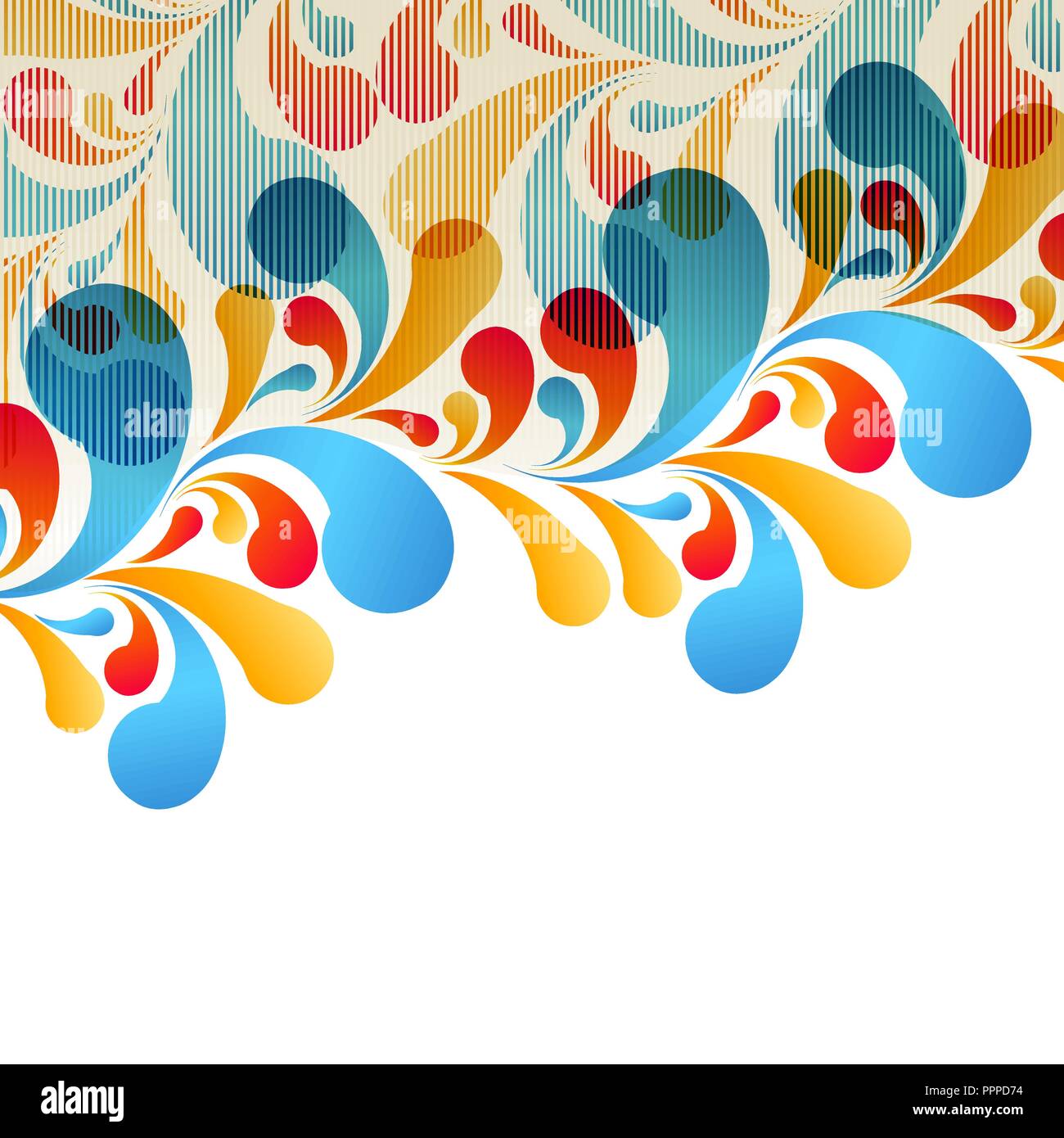 Abstract Curls background for design Stock Vector Image & Art - Alamy