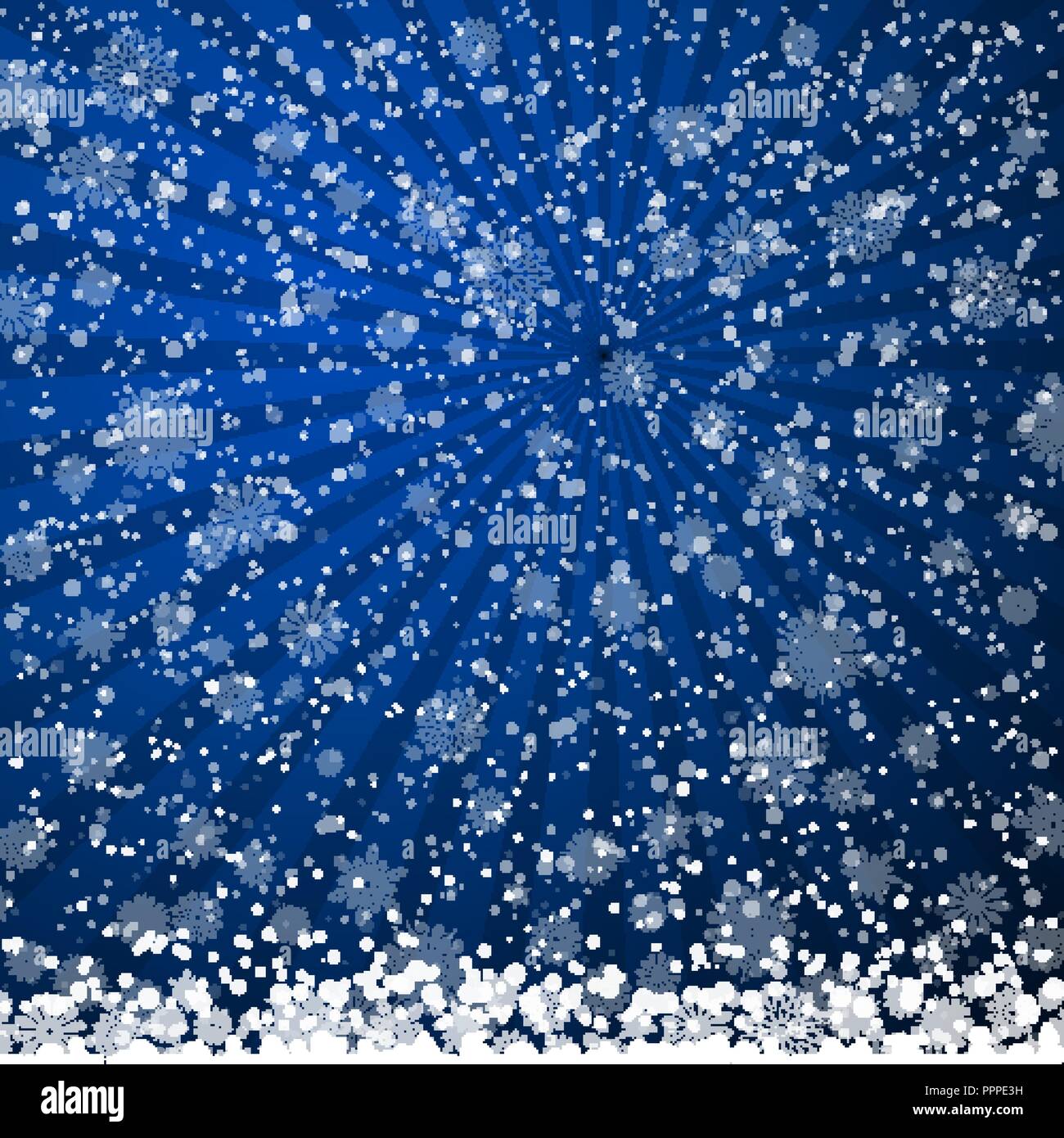 Snow falling on modern Stock Vector Images - Alamy