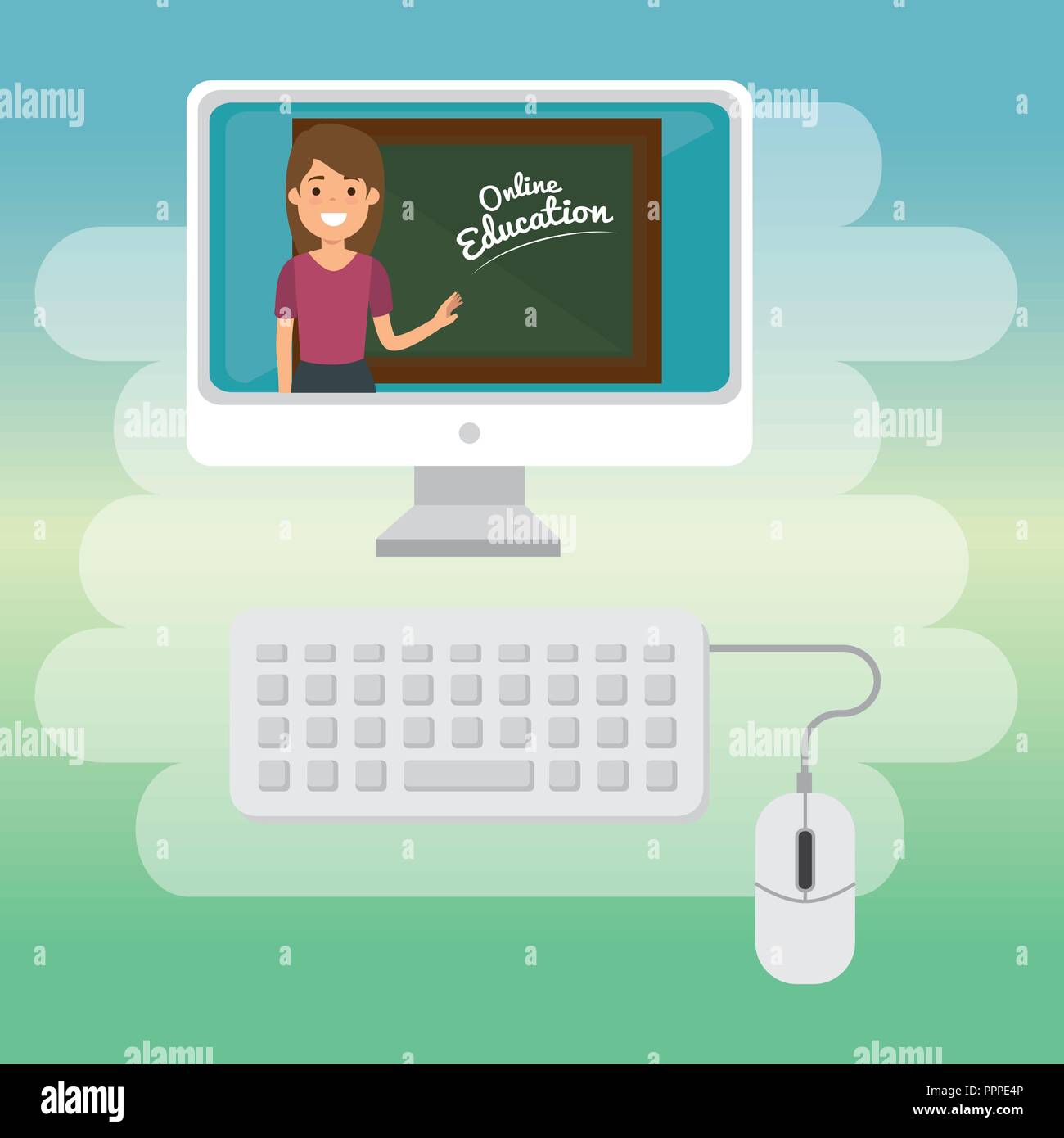 Indoor elearning Stock Vector Images - Alamy