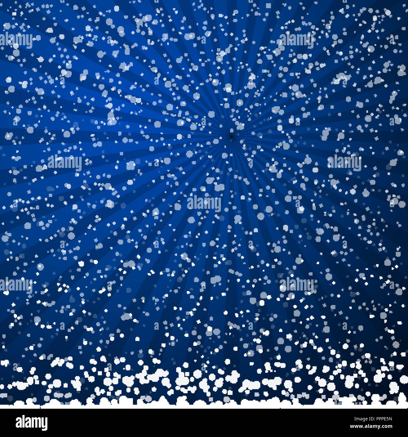 Winter backdrop with falling snow Stock Vector Image & Art - Alamy