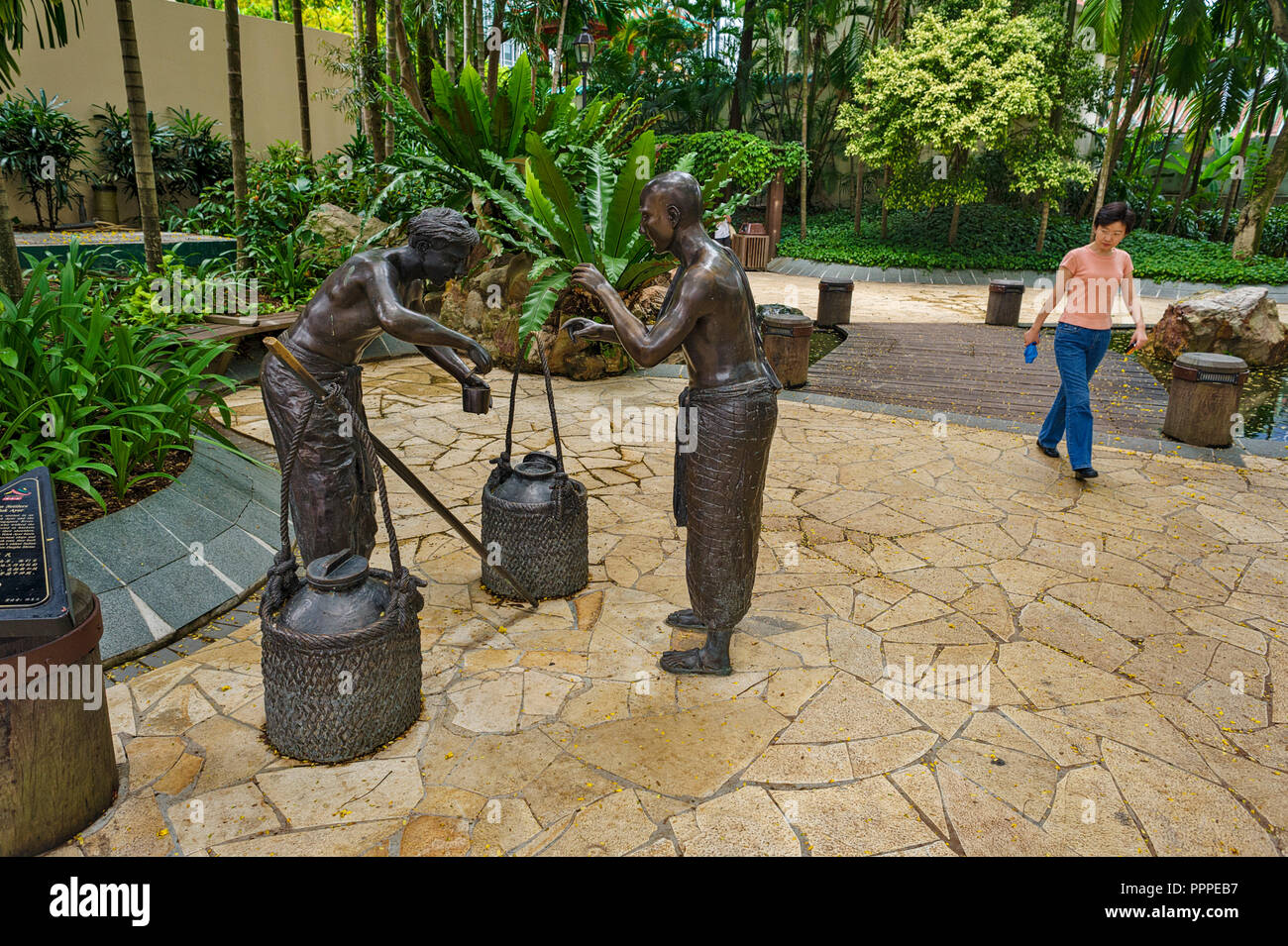 Singapore, Indian Settlers of Telok Ayer, Telok Ayer Street ...