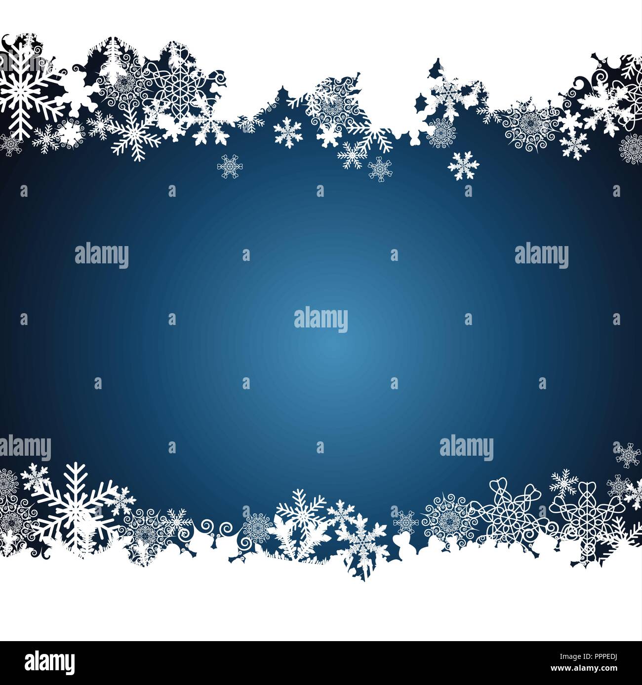 Christmas border, snowflake design background Stock Vector Image & Art ...