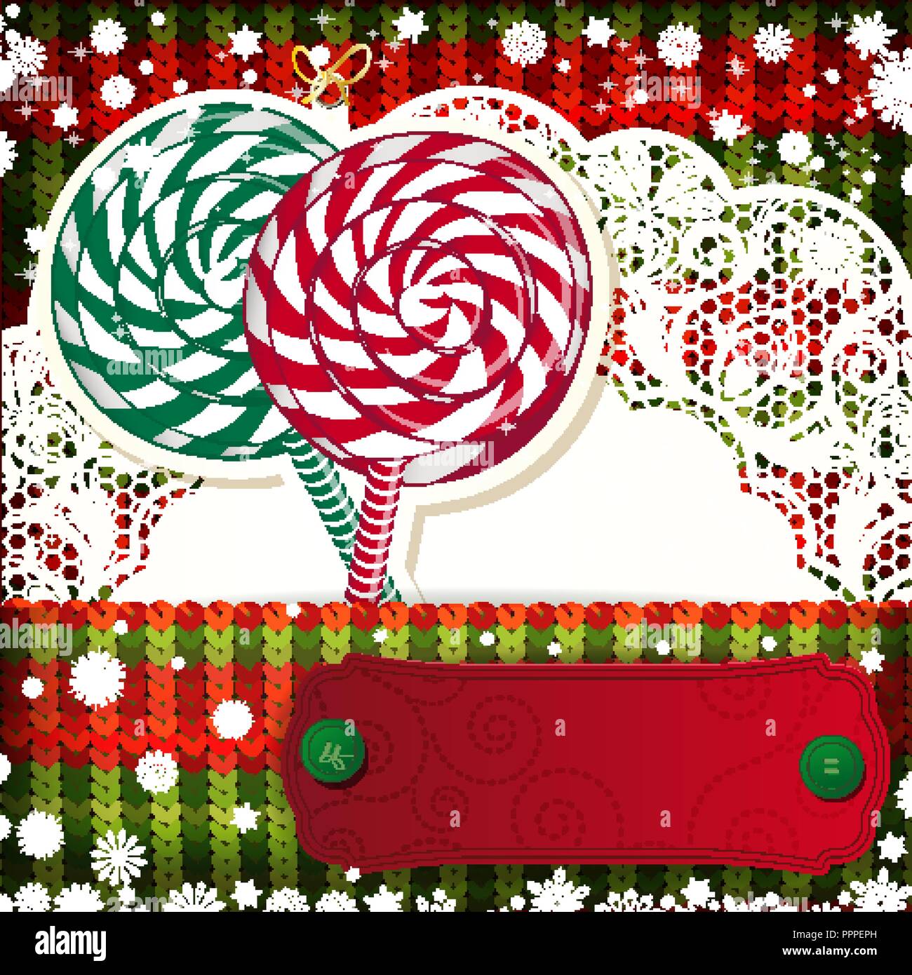 Christmas handmade Stock Vector Images - Alamy