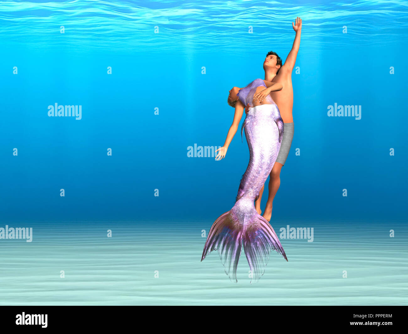 3d man water hi-res stock photography and images - Alamy