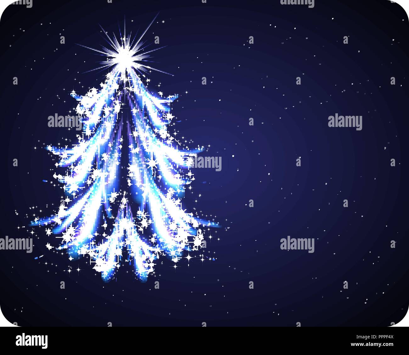 Vector abstract christmas tree Stock Vector Image & Art - Alamy