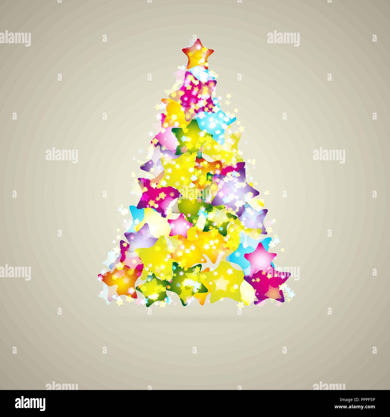 Christmas background with stars and place for text. Vector Illustration ...