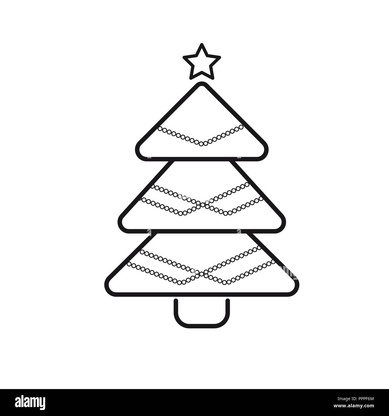 Vector background christmas party Black and White Stock Photos & Images ...