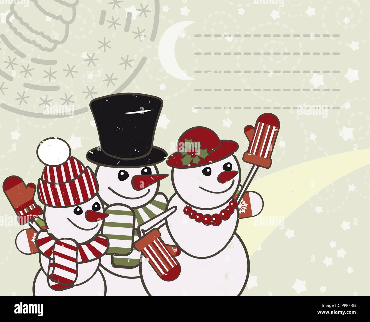 Christmas card funny gray Stock Vector Images - Alamy