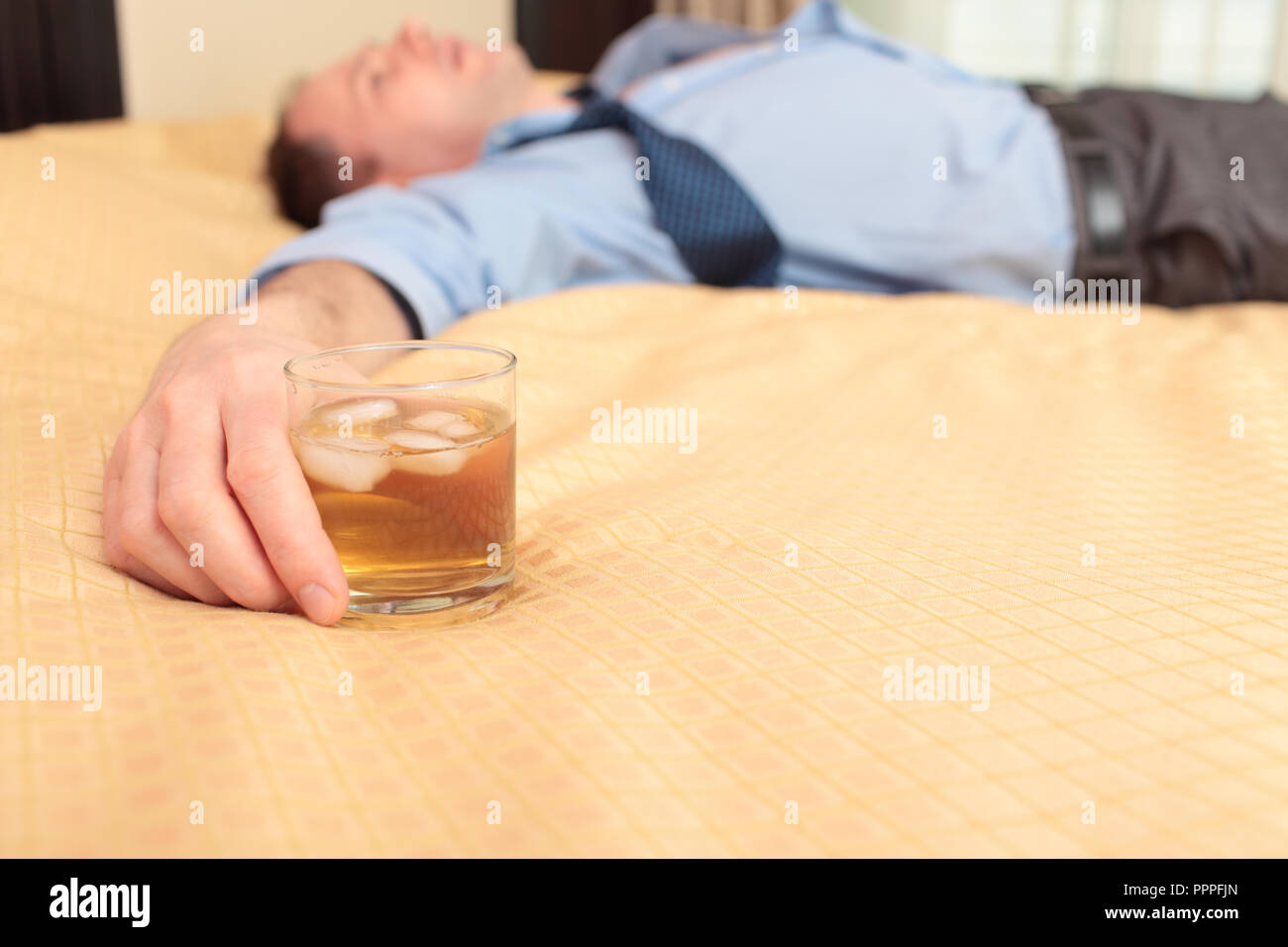 Drunk hotel room hi-res stock photography and images - Alamy