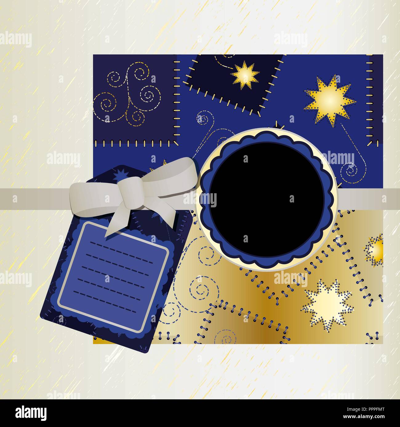 Christmas photo frame design Stock Vector Images - Alamy