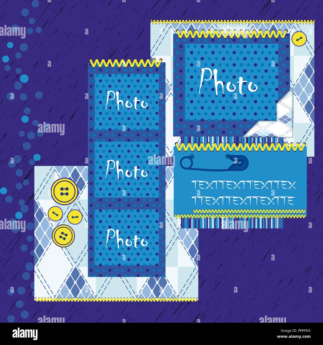 Christmas photo frame design Stock Vector Images - Alamy