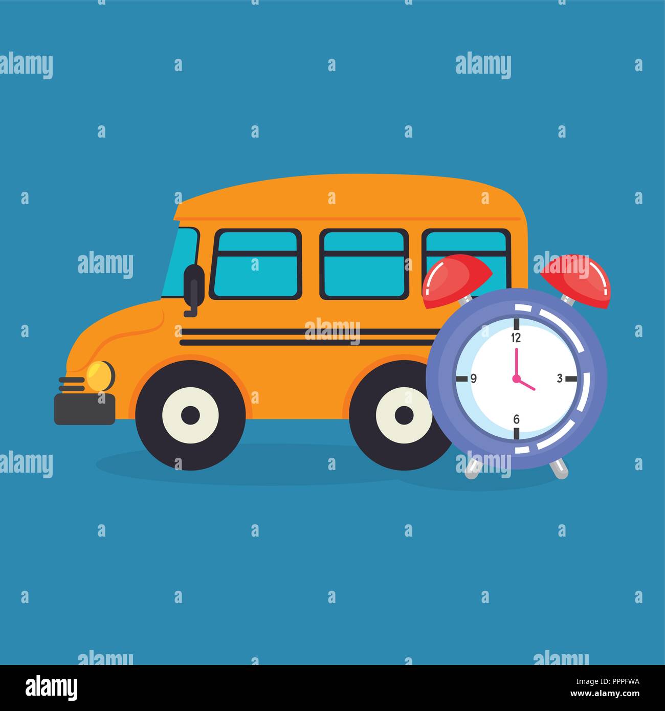 Clock lessons Stock Vector Images - Alamy