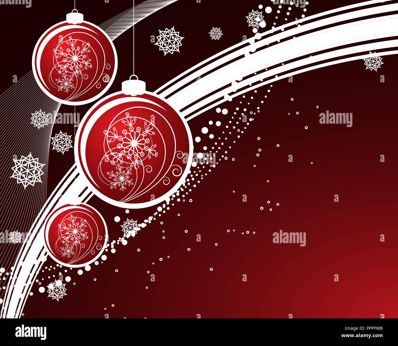 Christmas round composition border Stock Vector Images - Alamy