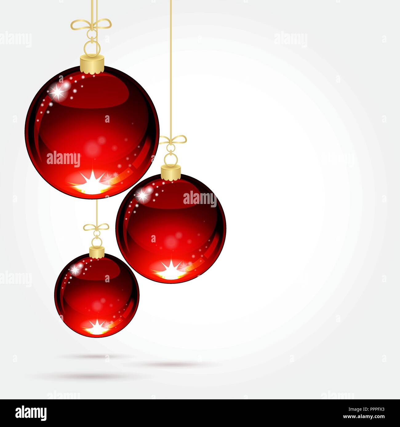 christmas balls background Stock Vector Image & Art - Alamy