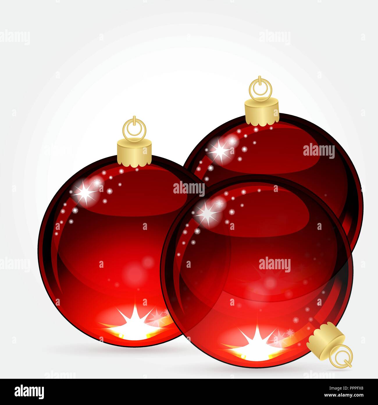 christmas balls background Stock Vector Image & Art - Alamy