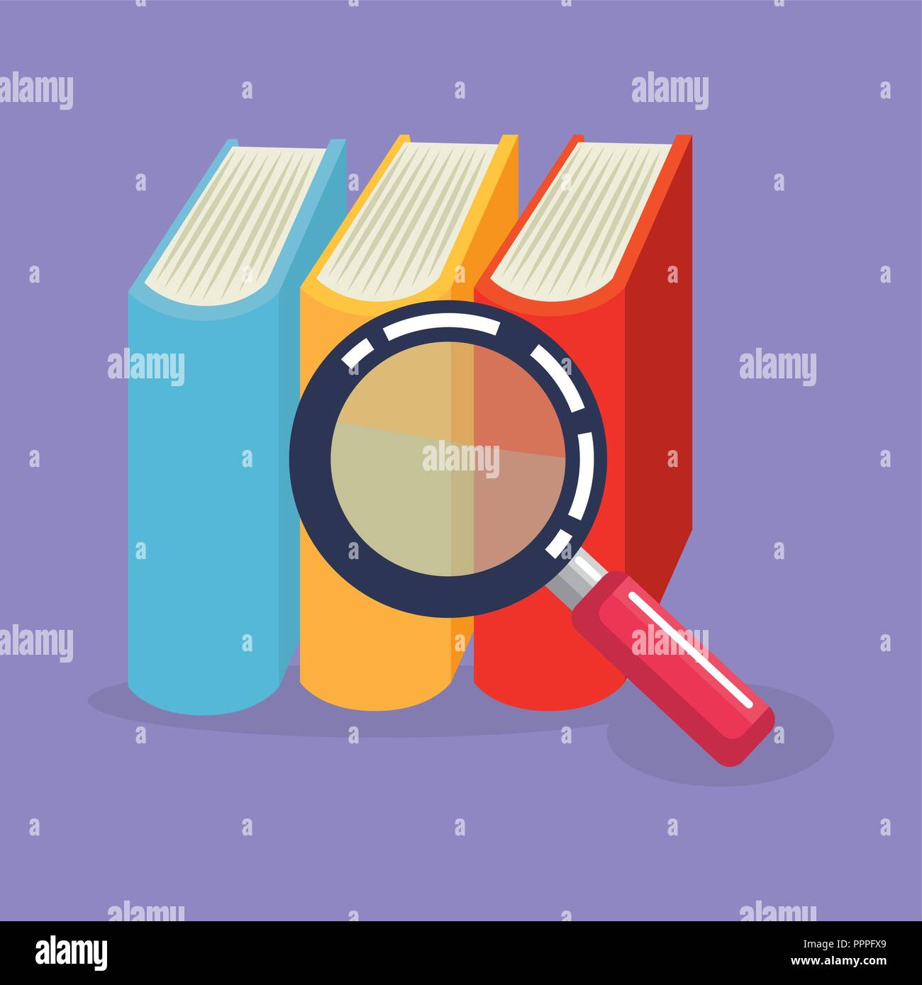 Magnifying glass decor Stock Vector Images - Alamy