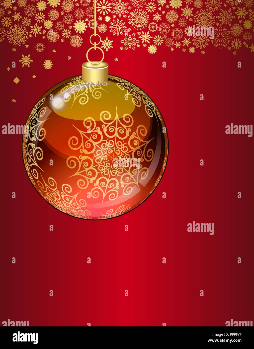 christmas balls background Stock Vector Image & Art - Alamy