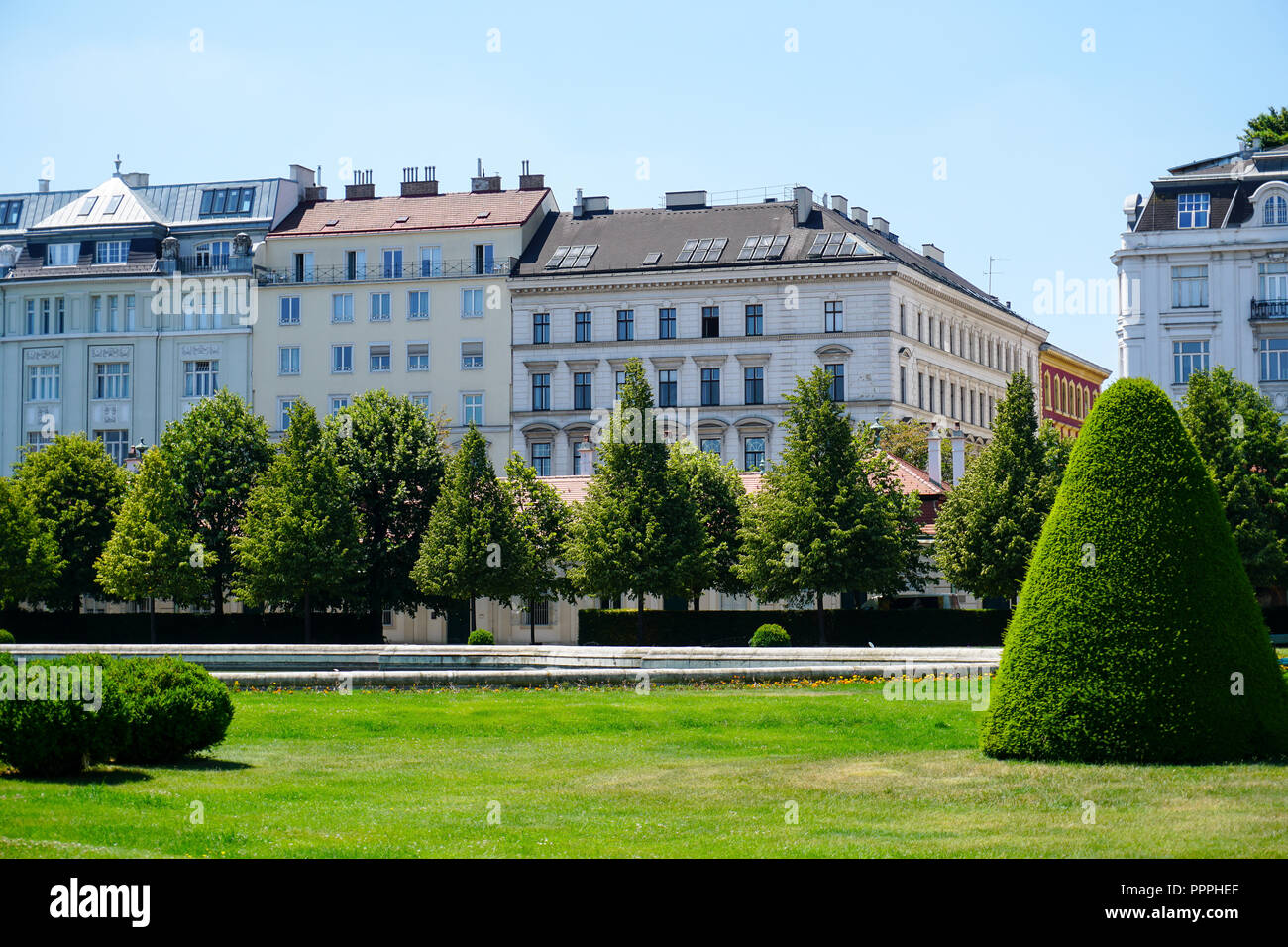 Wonderful buildings and landscape design of Vienna Stock Photo - Alamy