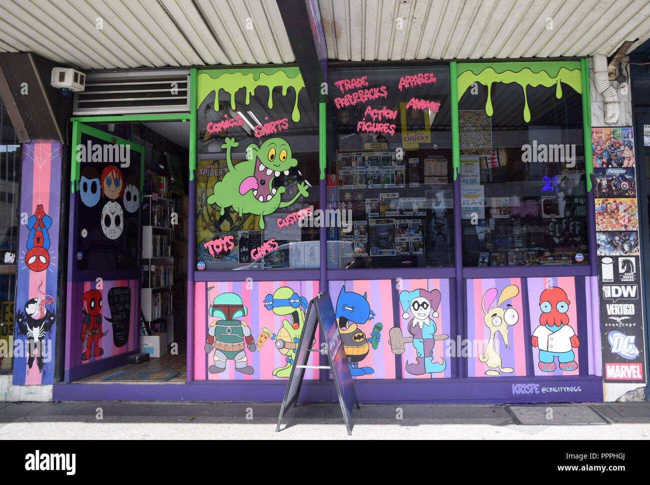 Comic shop hi-res stock photography and images - Alamy