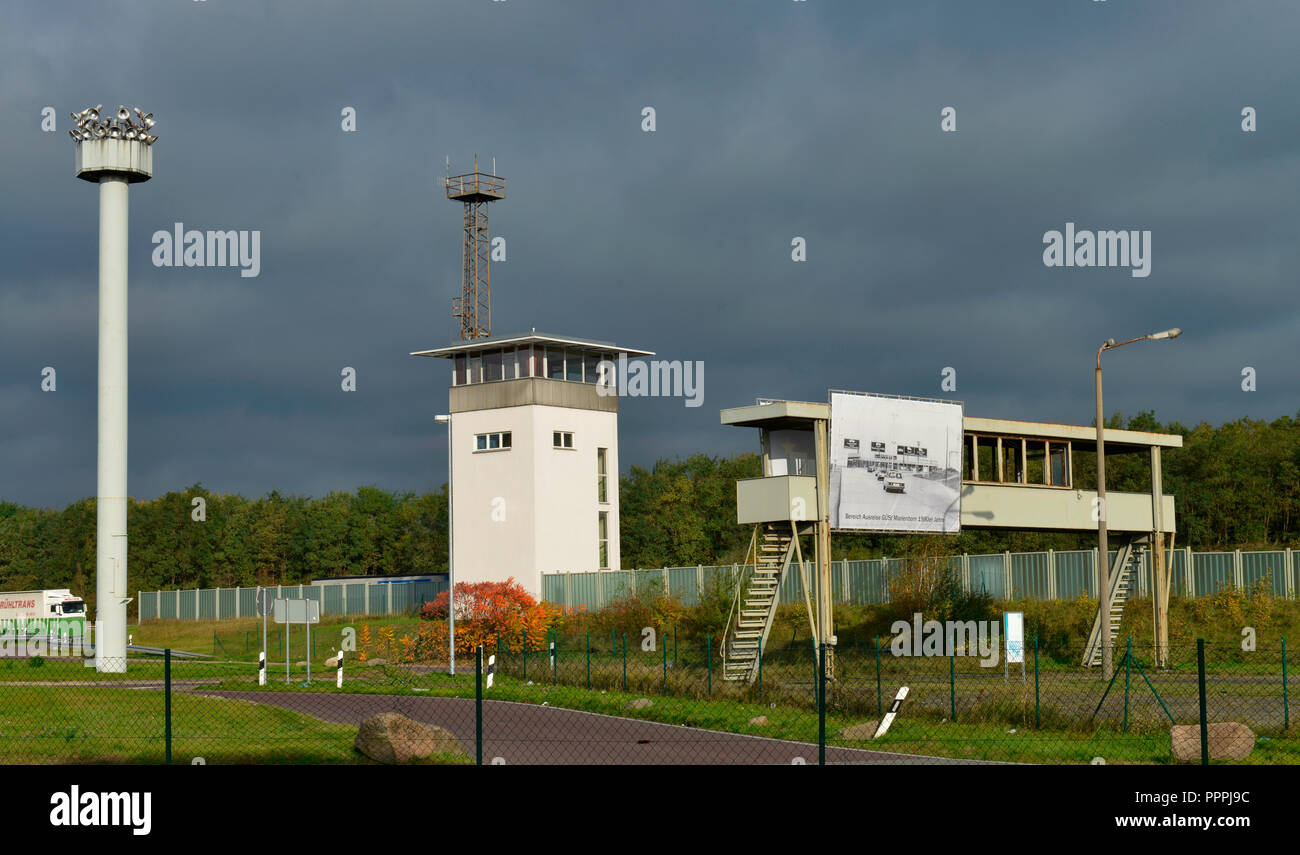 Beschauerbruecke, Kommandantenturm, Gedenkstaette Deutsche Teilung ...