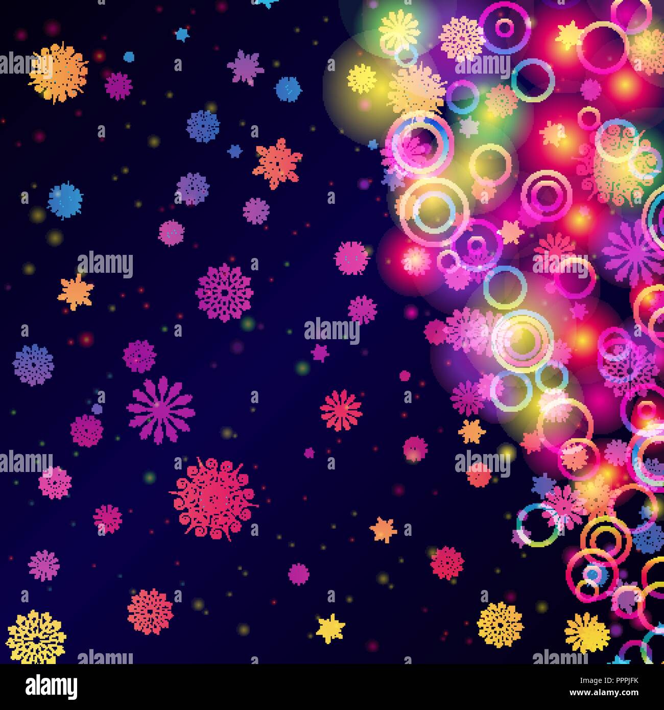 Neon illuminated background blur Stock Vector Images - Alamy