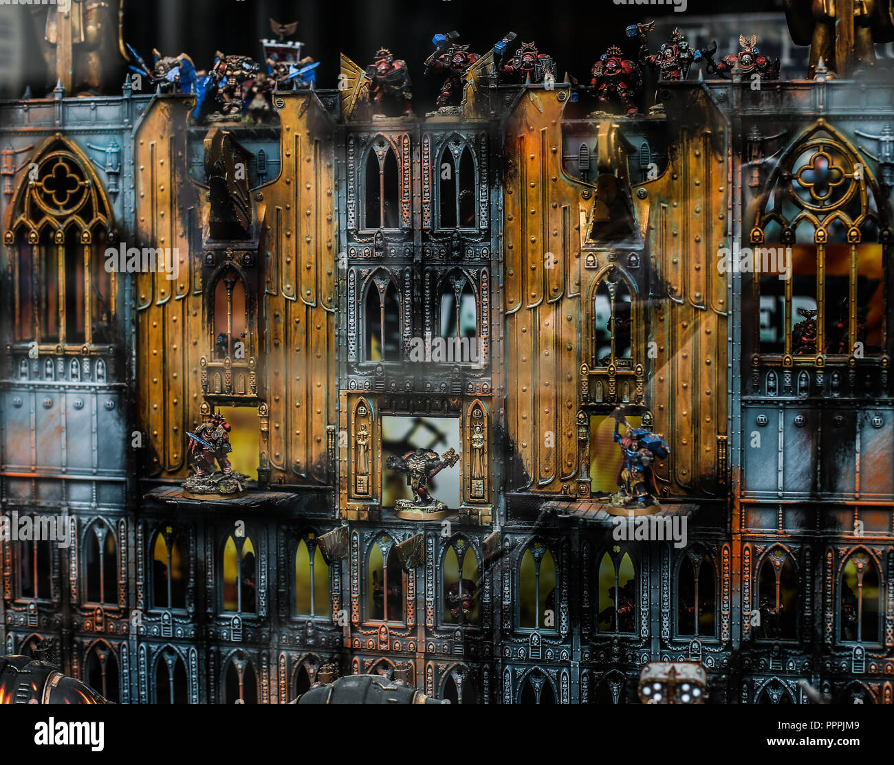 Old castle from computer game Stock Photo - Alamy